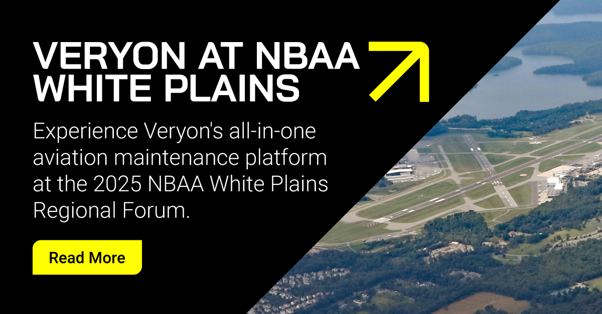 Experience Veryon's All-in-One Aviation Maintenance Platform at the 2025 NBAA White Plains ...